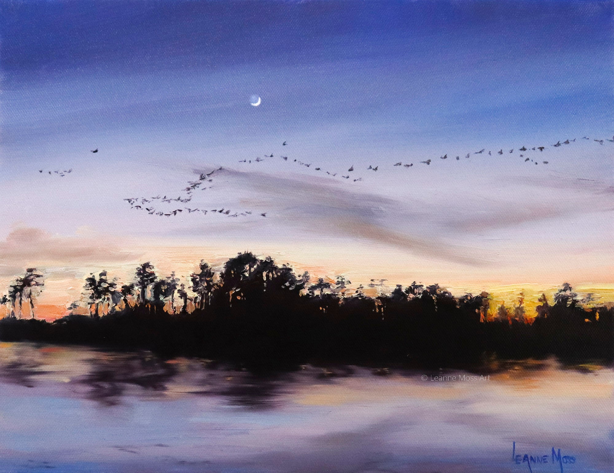 "Fly Over" signed print – Leanne Moss Art